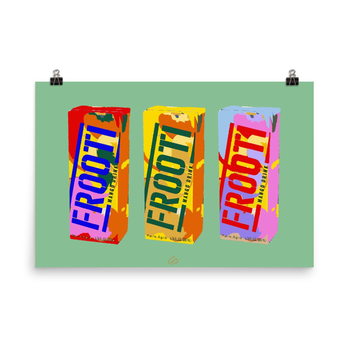 FROOTI POP ART Indian Art Print Modern Home Decor Desi - Etsy