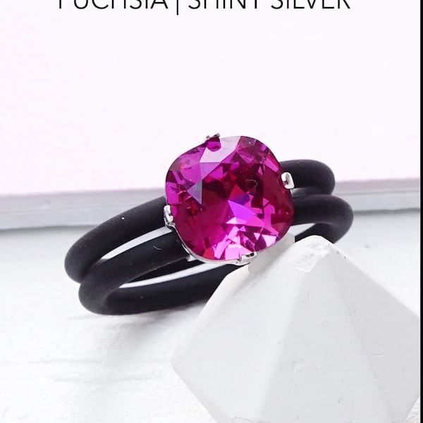 Fuchsia Ring - Etsy