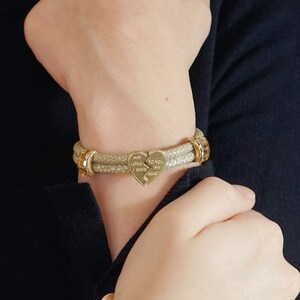 Broken Heart Bracelet, Leather Bracelets for Women, Girlfriend Jewelry ...