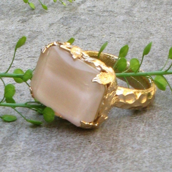 Large Stone Ring - Etsy