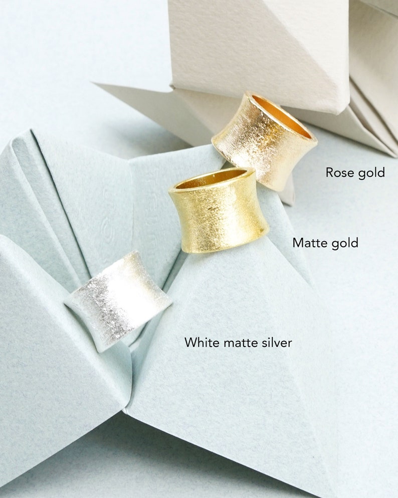 Wide Band Ring Thick Band Ring Gold Rings for Women Plain - Etsy