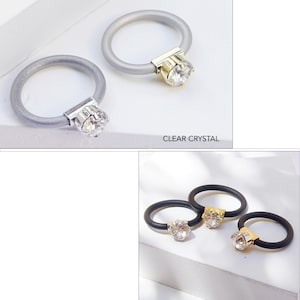 Silicone Rings Women, Clear Silicones Ring, Rubber Ring, Thin Ring ...