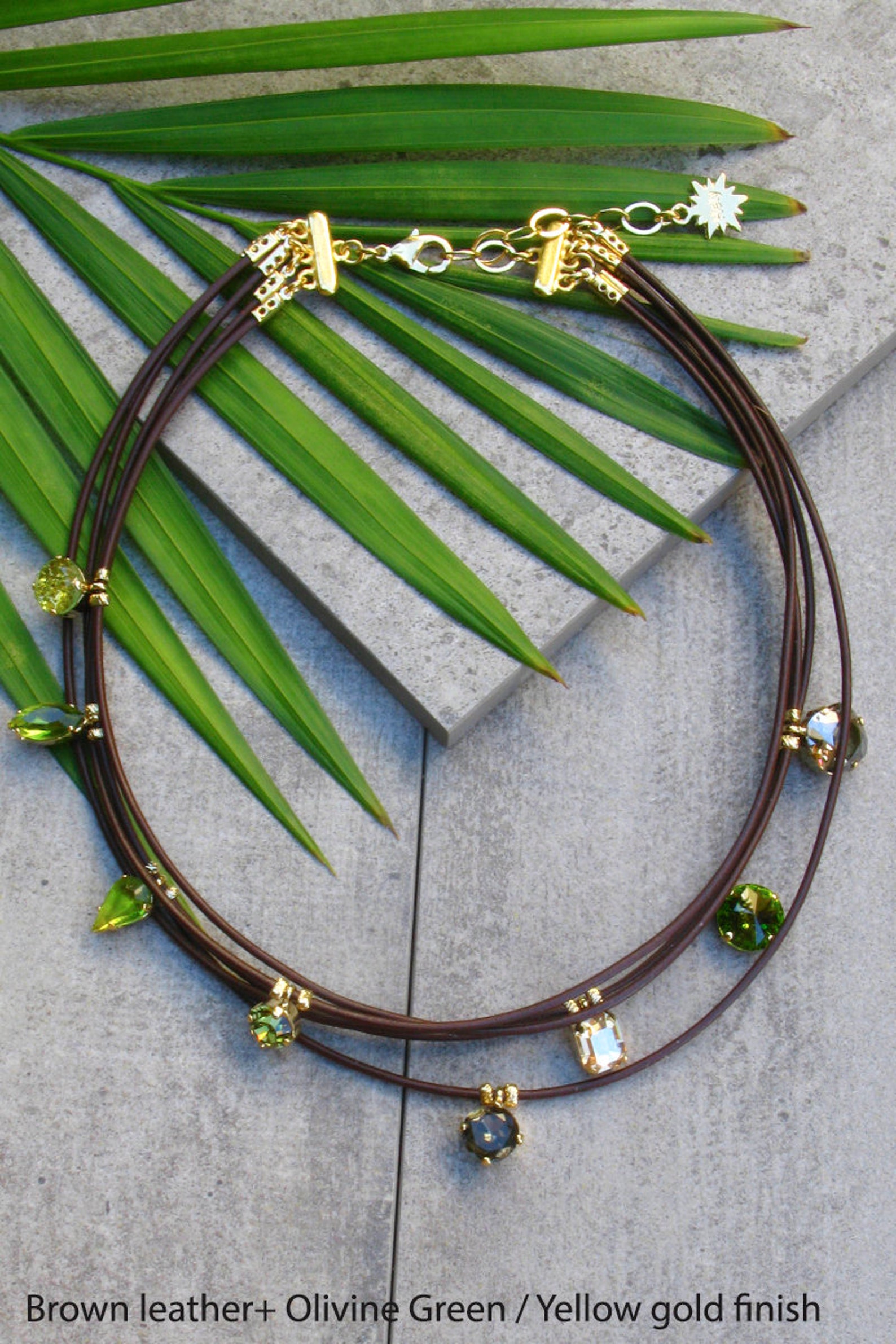 Leather Necklaces for Women, Multiple Leather Necklaces, Leather ...