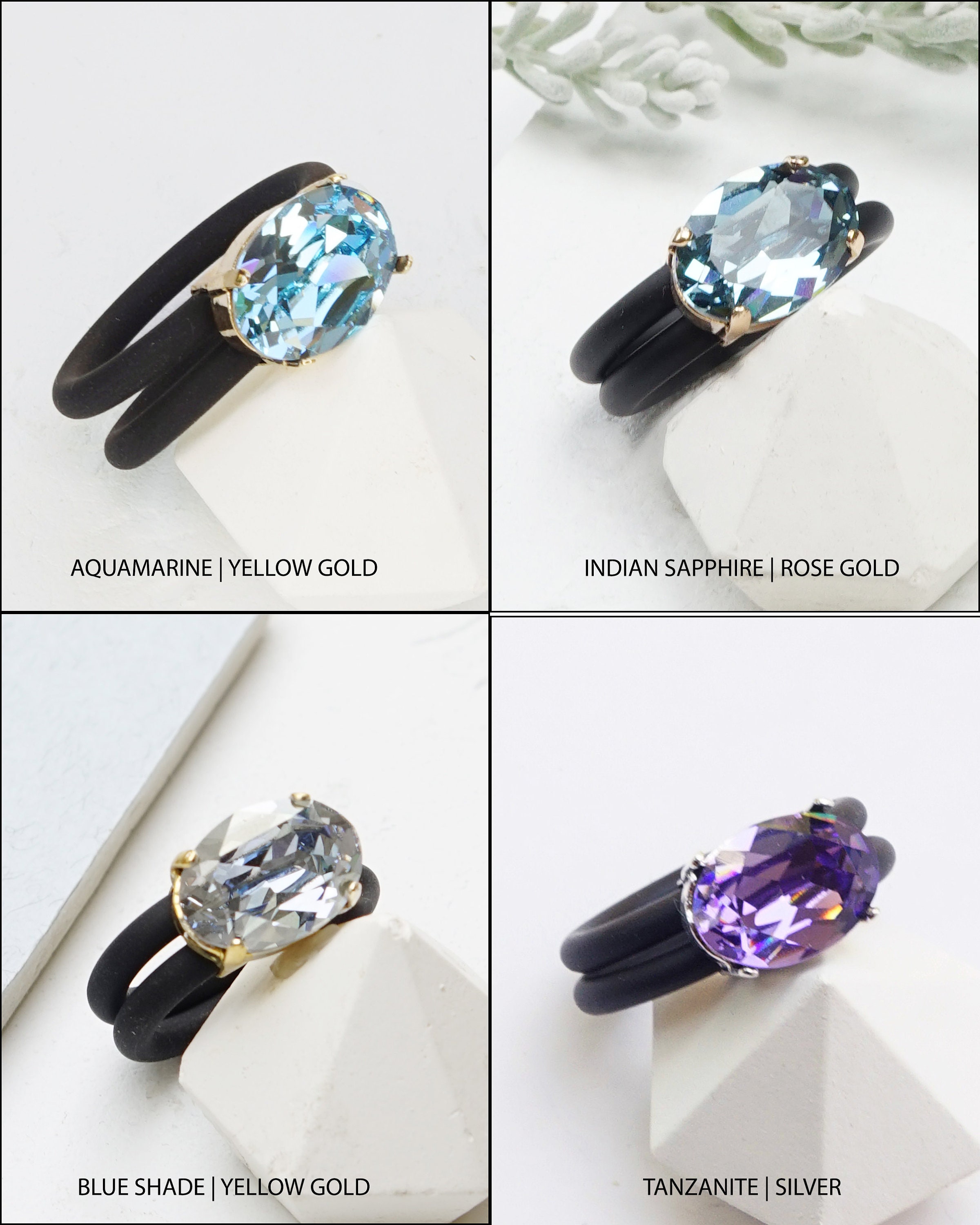 Silicone Ring Band, Girlfriend Jewelry, Rubber Solitaire Ring ...