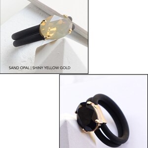 Dusty Blue Ring, Silicone Ring Band, Rubber Ring Band, Wide Rings ...