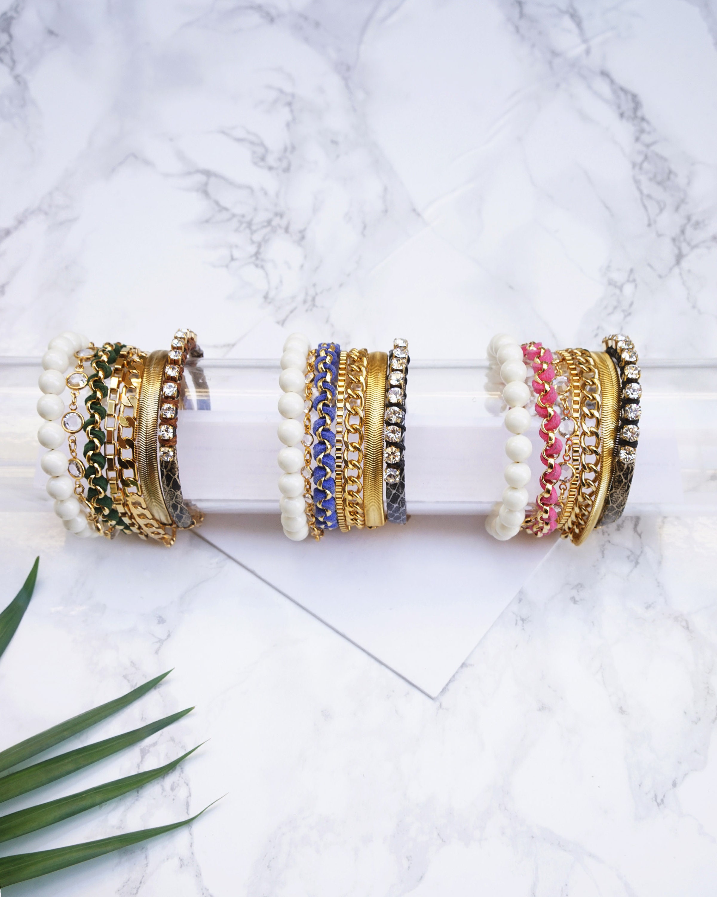 Multichain Bracelet Gold Chunky Bracelet for Women Multi - Etsy