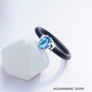 Silicone Ring With Stone, Engagement Silicone Ring, Rubber, Silicone ...