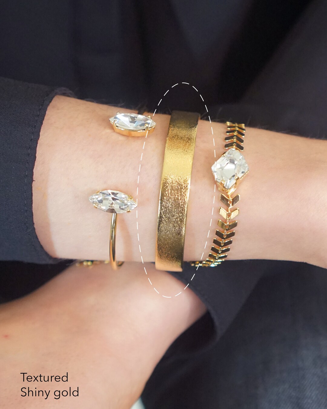 Gold Chunky Bracelets Gold Cuff Bracelet Gold Bracelet for - Etsy