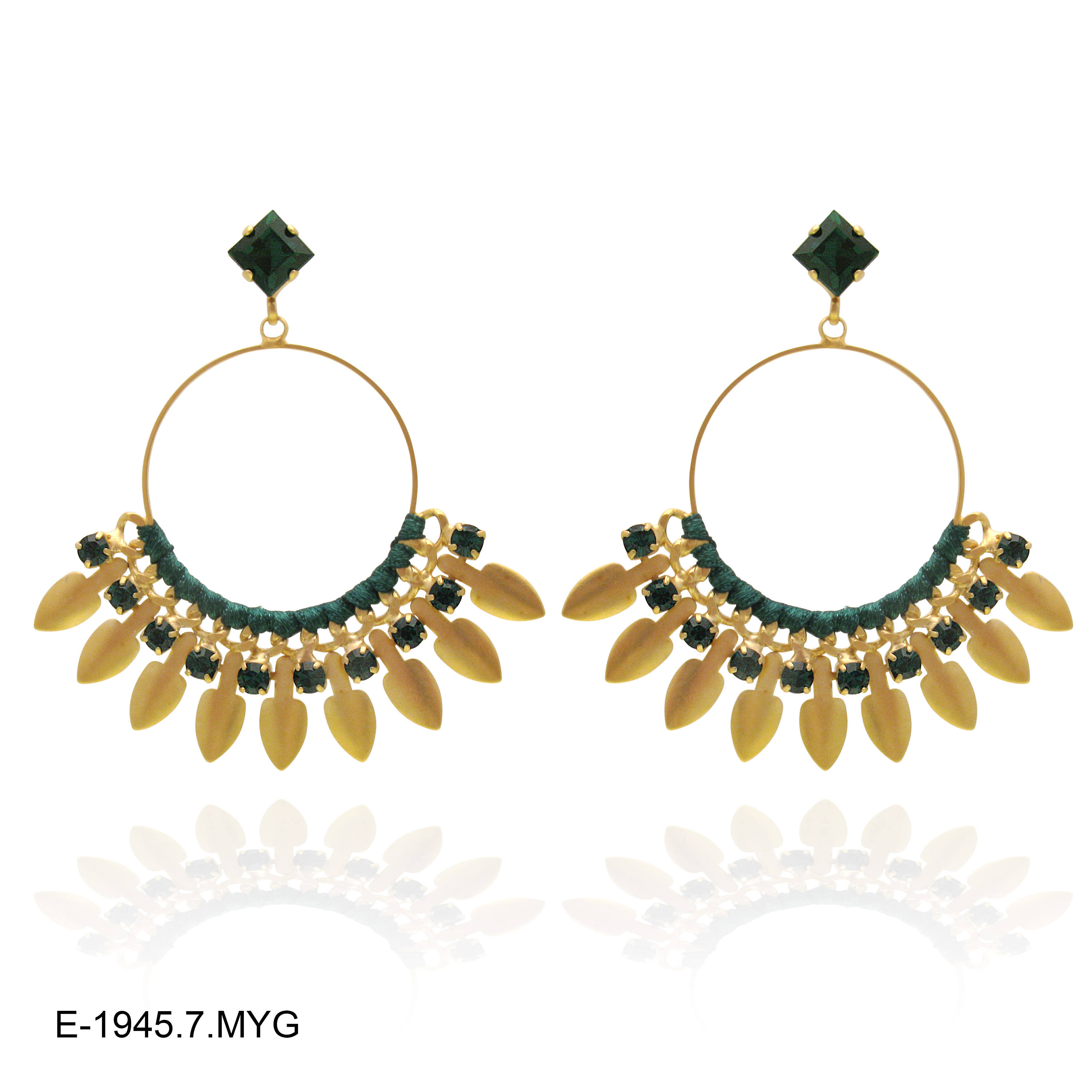 Gypsy Hoops, Gold Hoops Earrings, Hoop Drop Earrings, Unique Earrings ...