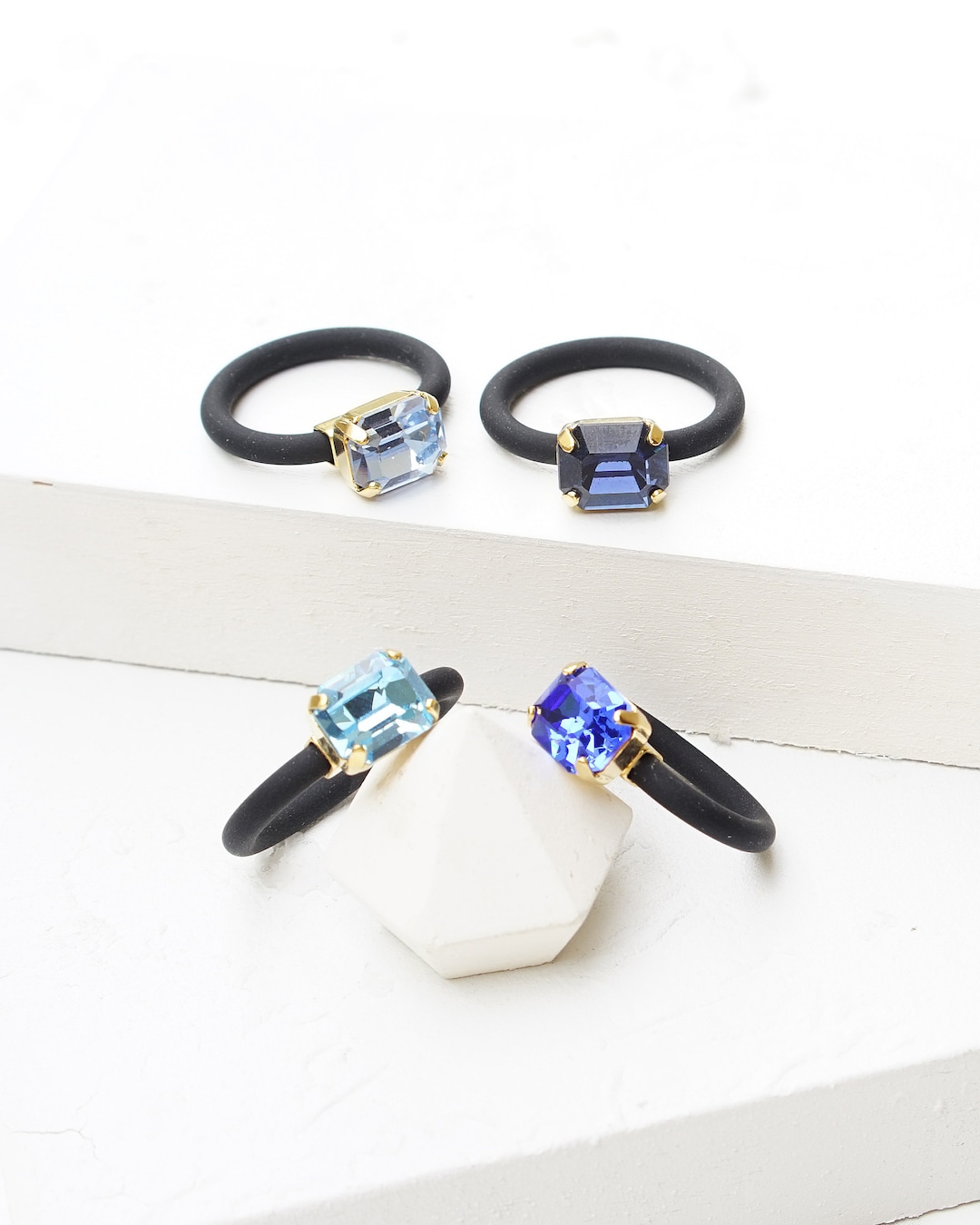 Blue Ring, Silicone Ring Women, Rubber Ring, Thin Ring, Custom Silicone ...