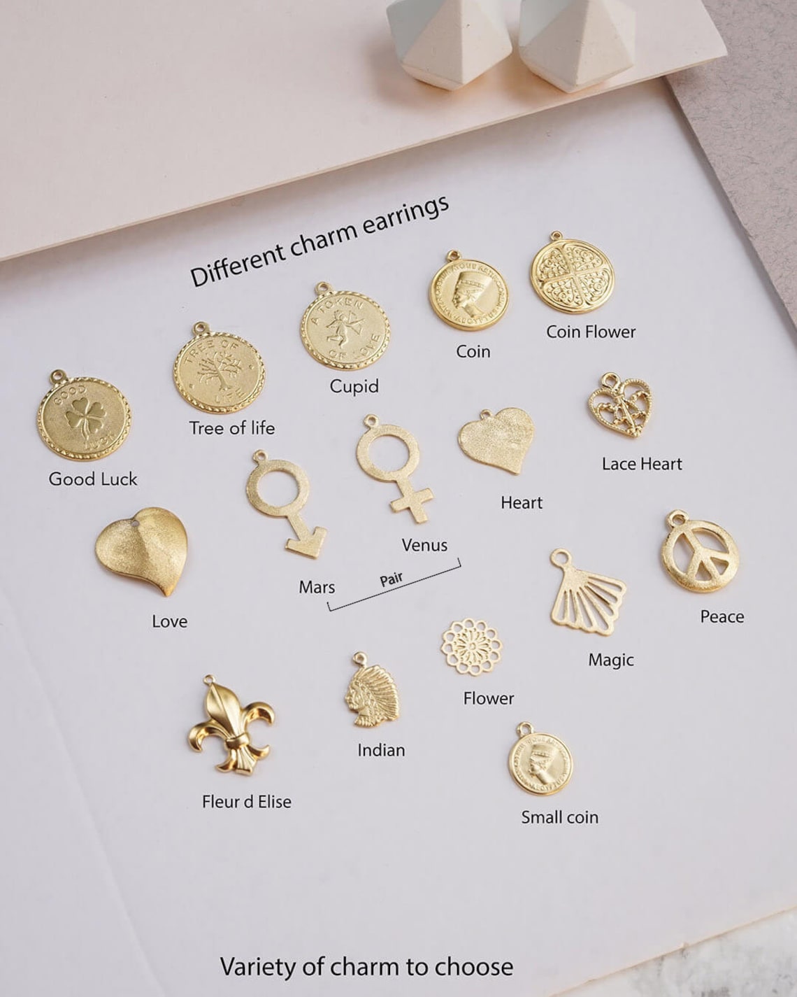 Coin Earrings Gold Coin Earrings Medallion Earring Coin | Etsy