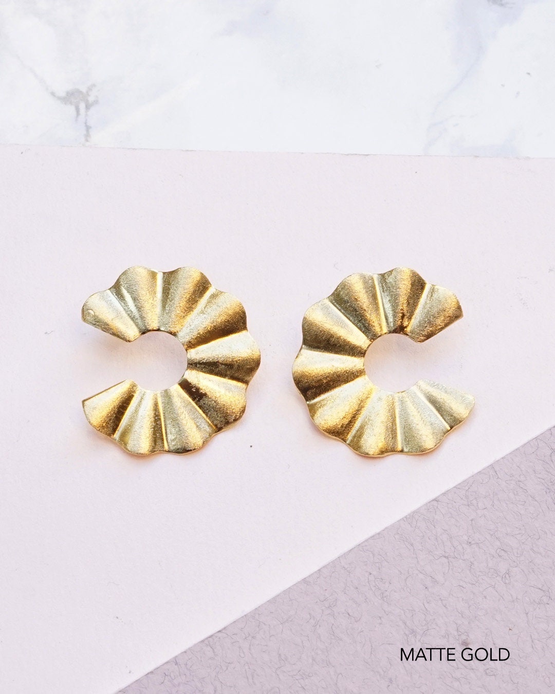 Gold Modern Earrings Gold Earrings Women Minimalist Earrings - Etsy