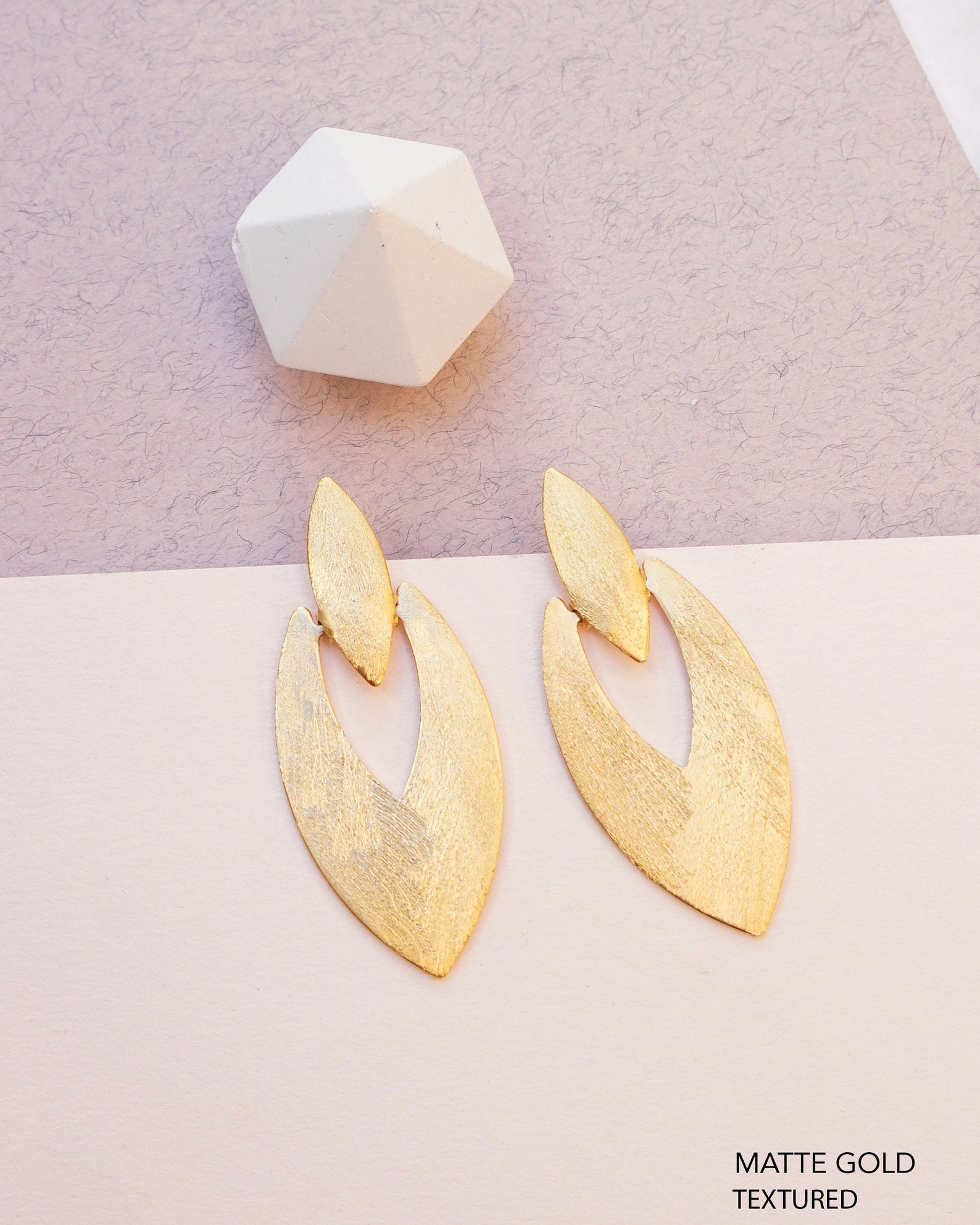 Chunky Earrings for Women Big Gold Earrings Chunky Earrings - Etsy