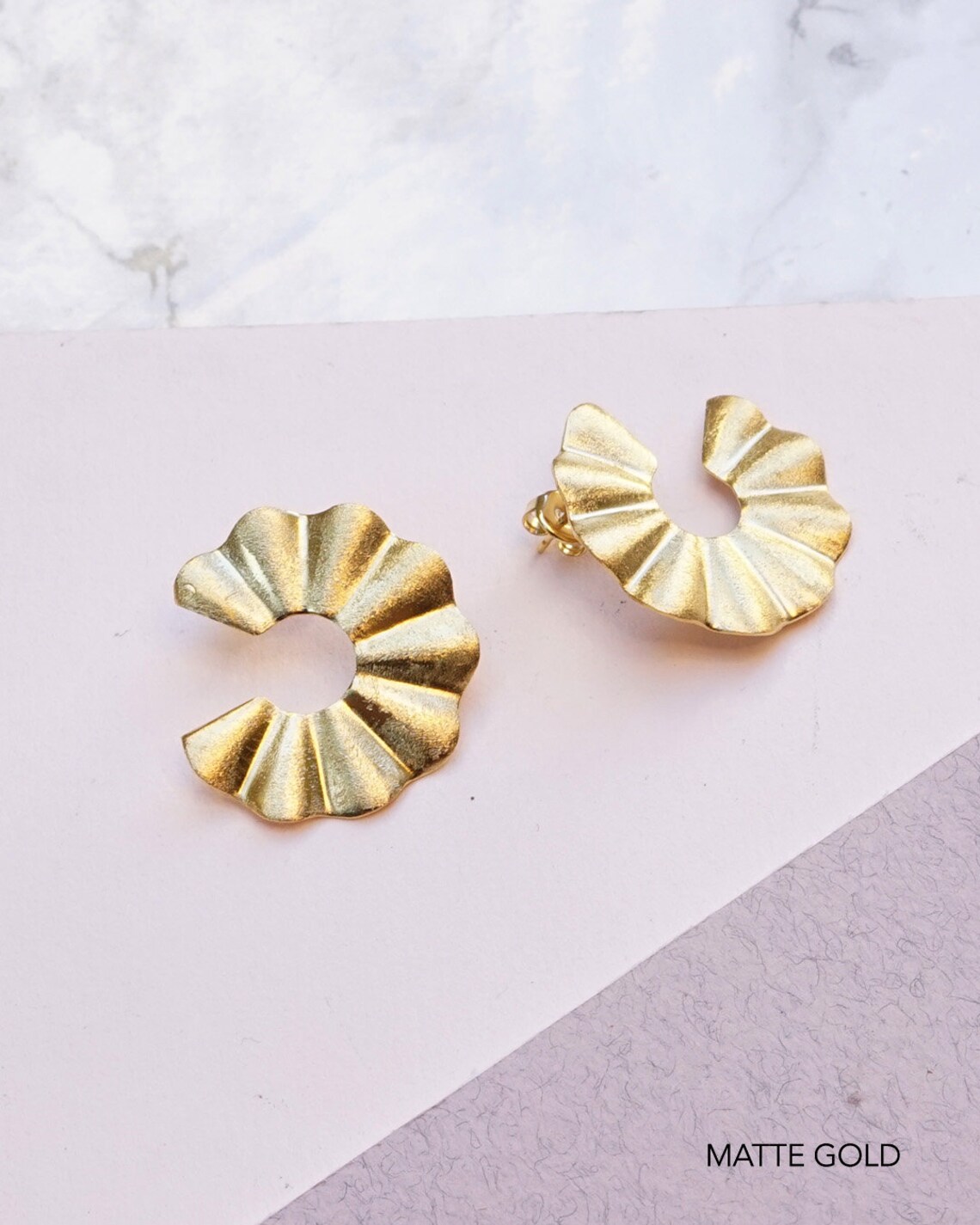 Gold Modern Earrings Gold Earrings Women Minimalist Earrings - Etsy