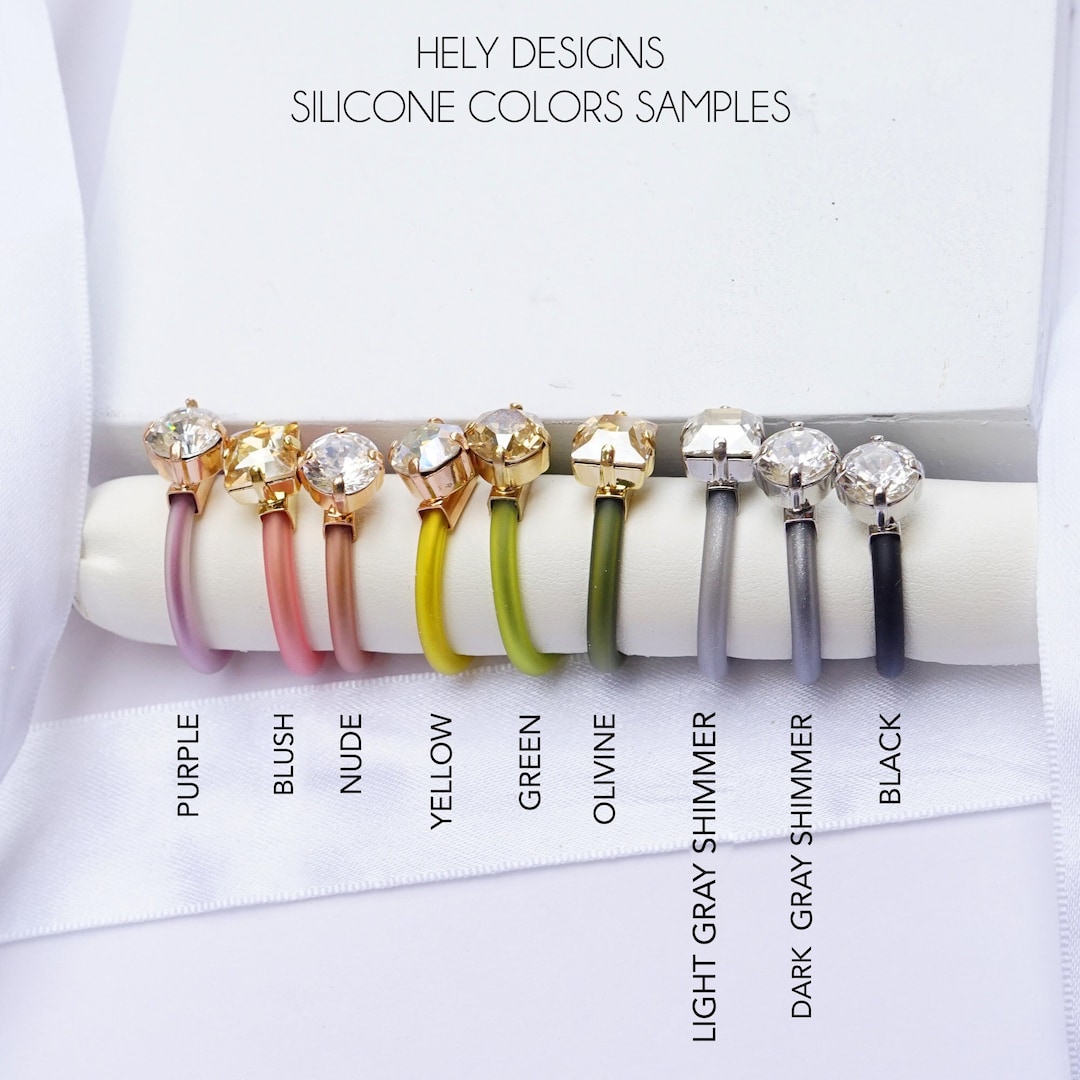 Silicone Rings Women, Custom Silicone Ring, Rubber Rings, Thin Ring ...
