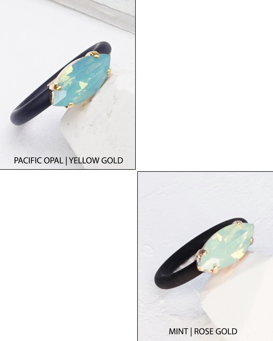 Green Silicone Ring, Silicone Ring Women, Rubber Band Ring, Thin Ring ...