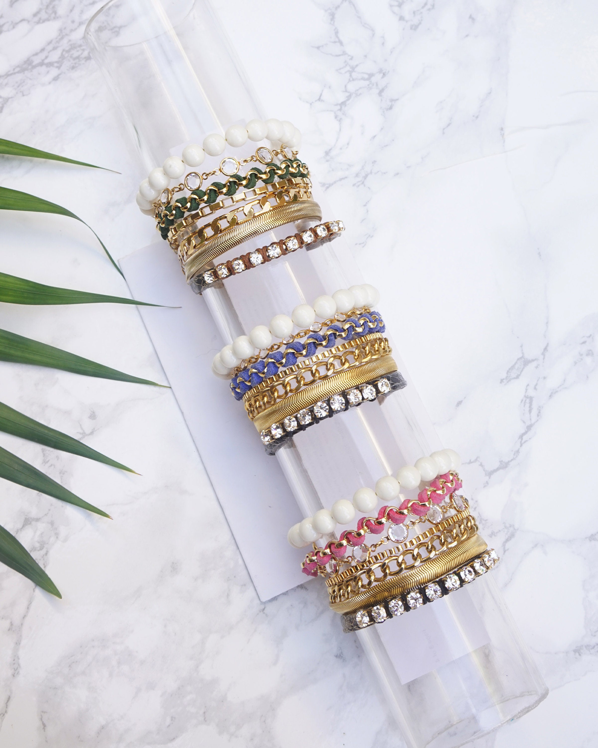 Multichain Bracelet Gold Chunky Bracelet for Women Multi - Etsy