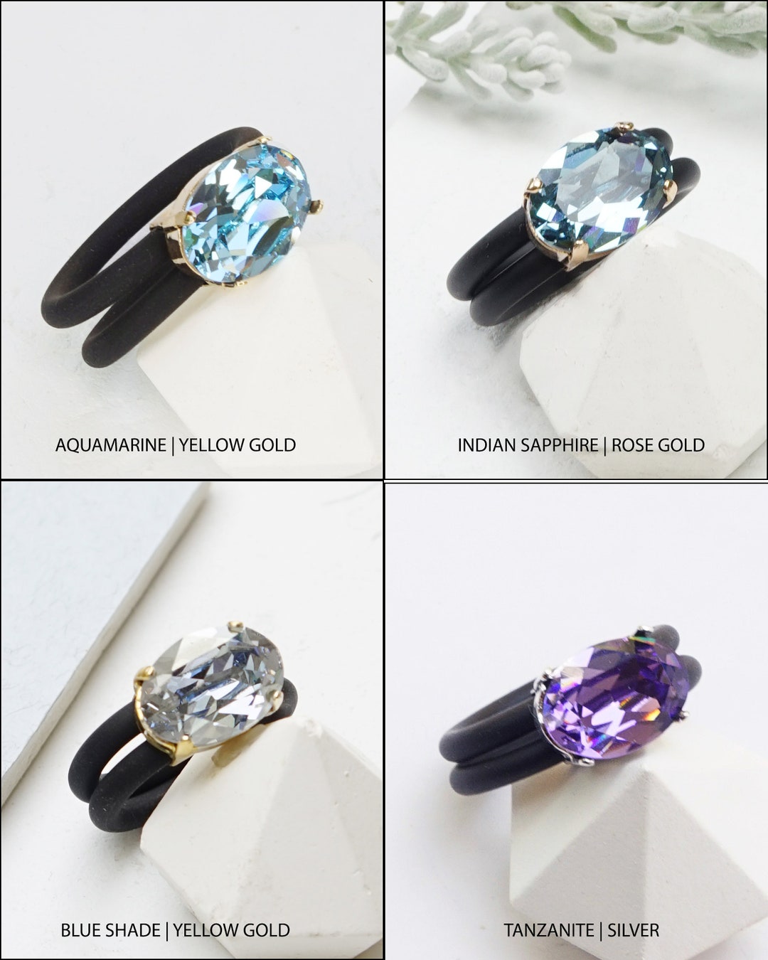 Dusty Blue Ring, Silicone Ring Band, Rubber Ring Band, Wide Rings ...