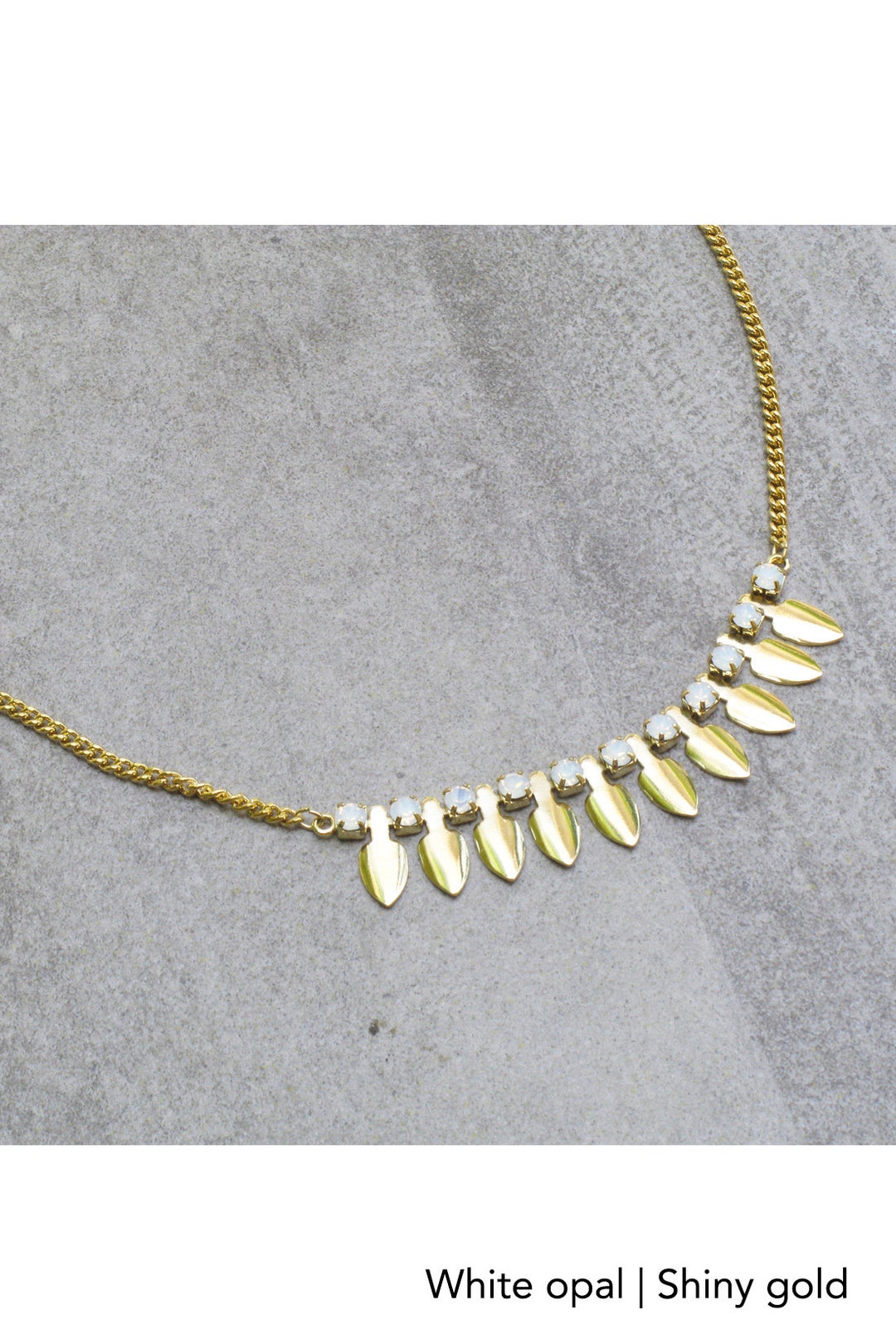 Dainty Choker for Women, Crystal Necklace for Bridesmaid, Dainty Gold ...