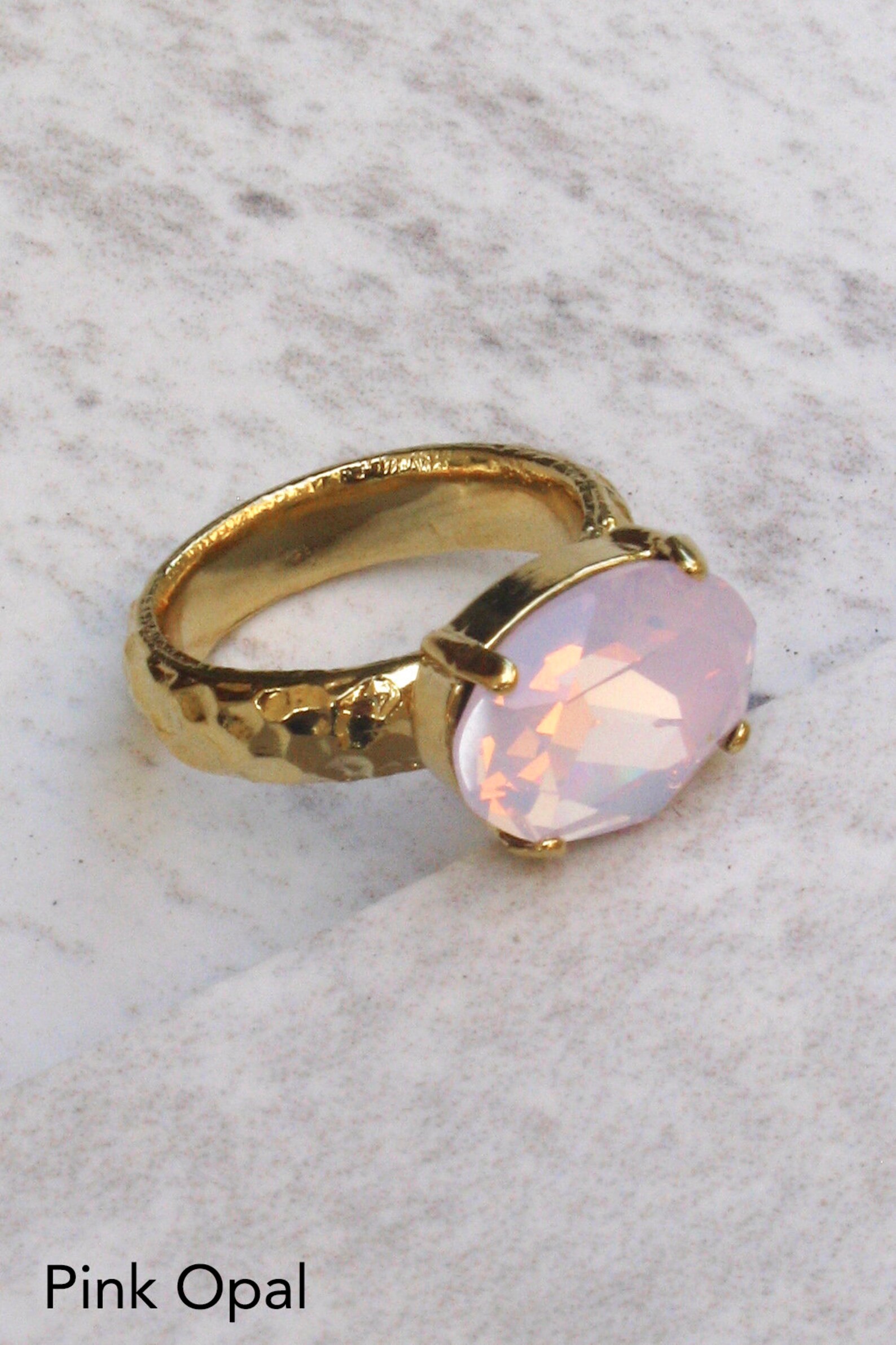 Tansanit Ring Lila Ring für Frauen breiter Statement Ring - Etsy