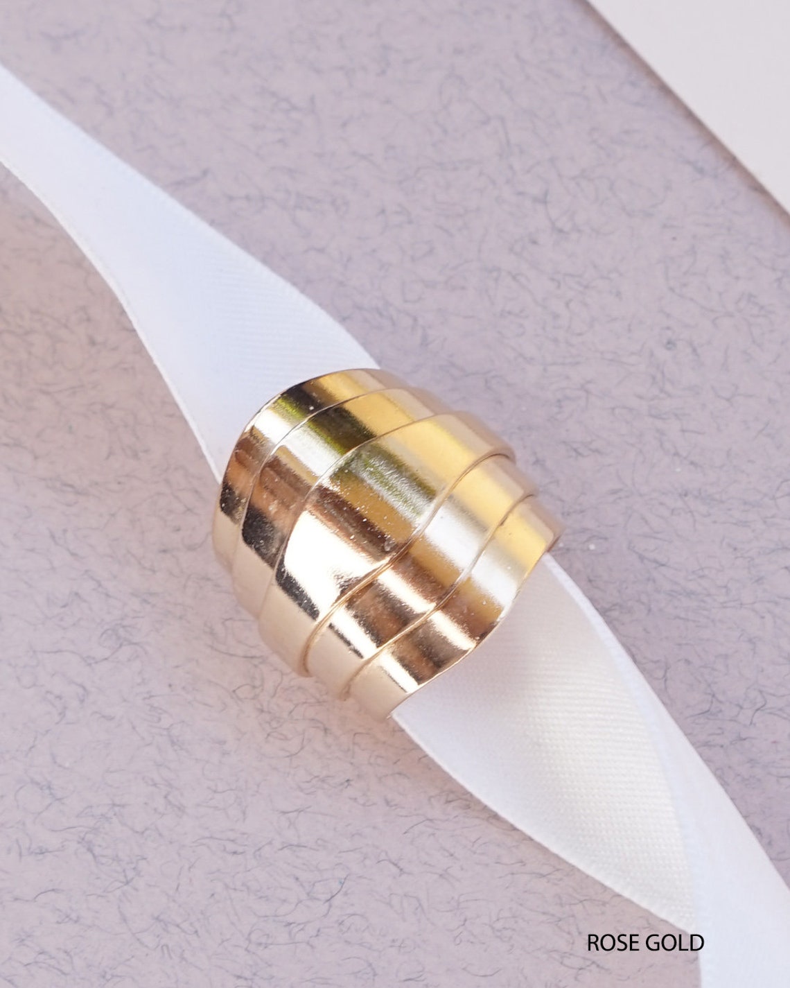 Chunky Ring for Women Wide Gold Ring Wide Band Ring - Etsy