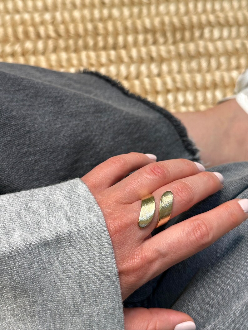 Unique Ring for Women Greek Rings Thick Band Ring Modern - Etsy