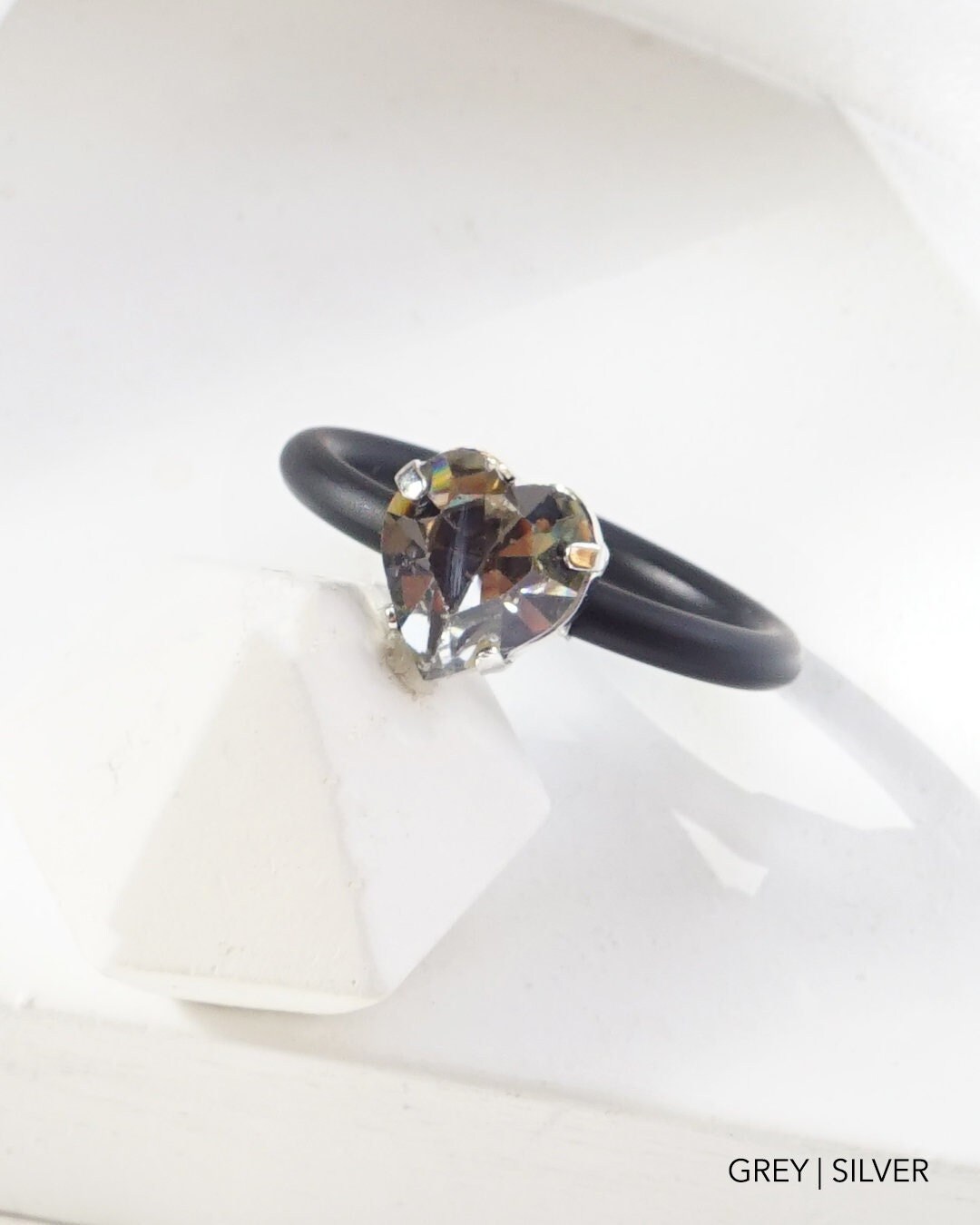 Silicone Engagement Ring, Stone, Silicone Rings, Rubber Ring, Thin Ring ...