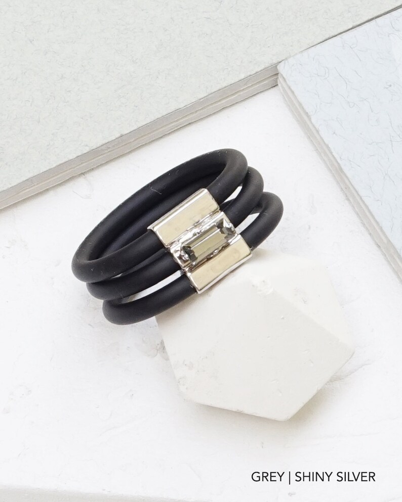 Silicone Rings Rubber Rings Silicone Ring With Stone Rubber - Etsy