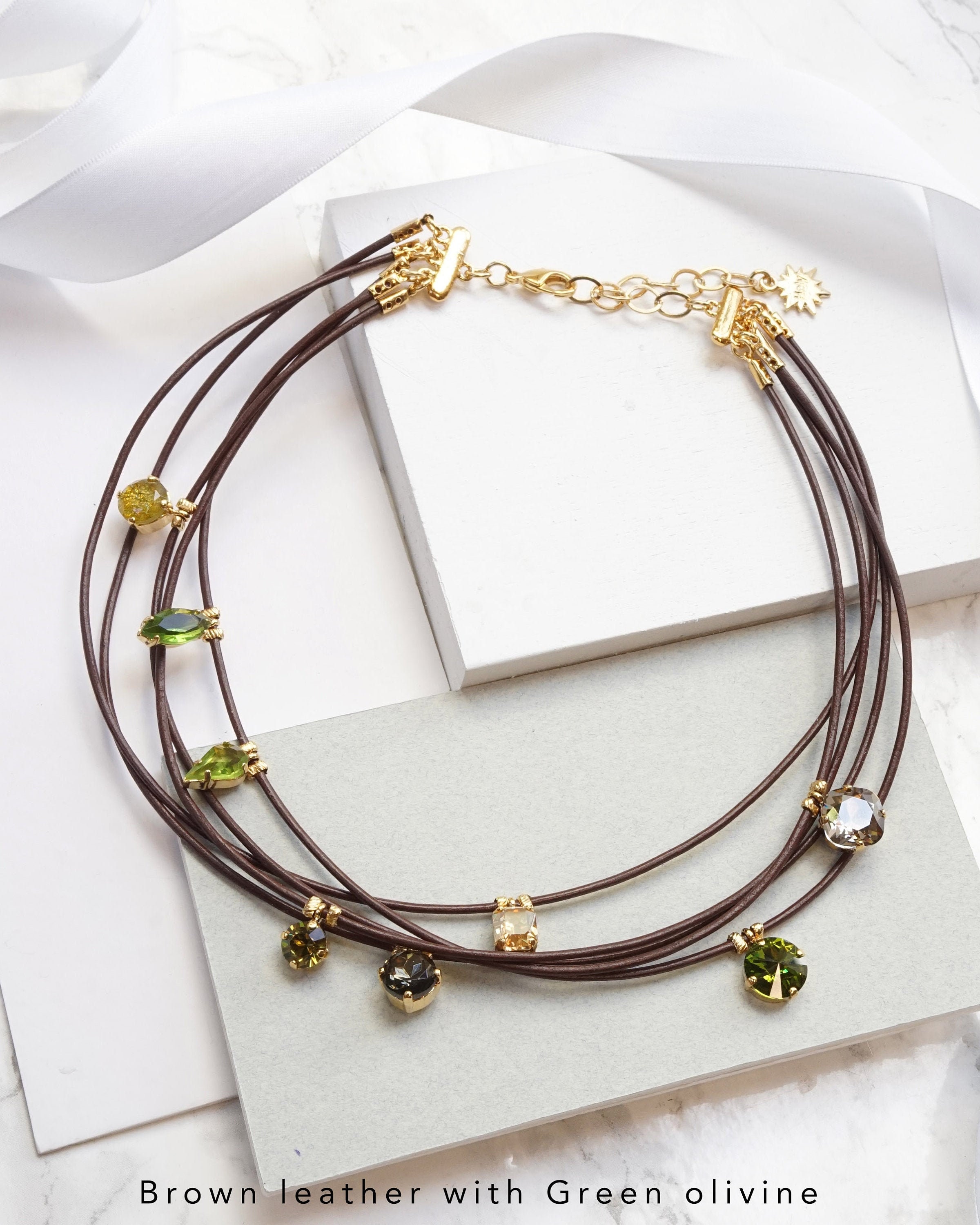 Leather Necklaces for Women, Multiple Leather Necklaces, Leather ...