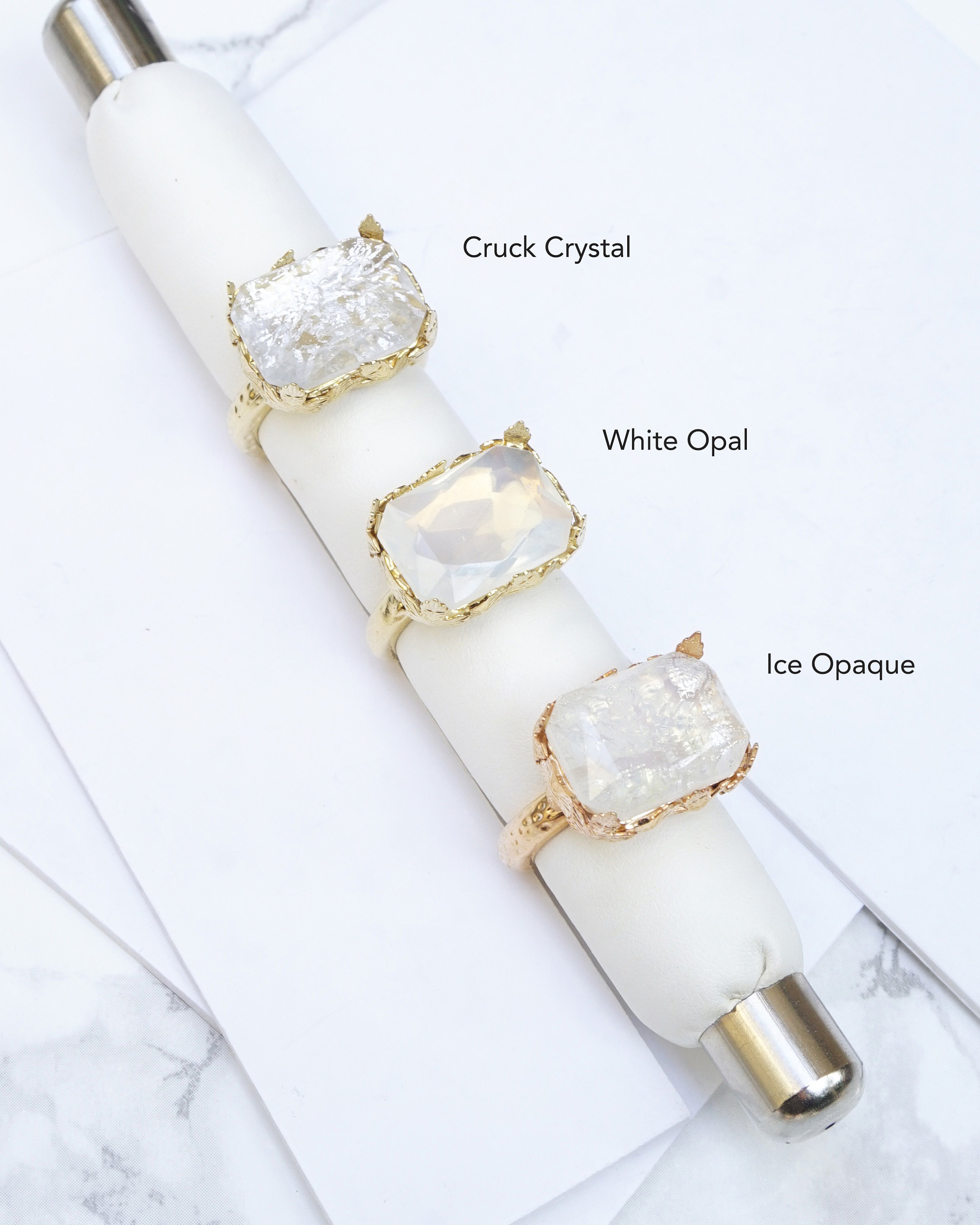 Blue Rings for Women Blue Stone Rings Octagon Stone Ring | Etsy