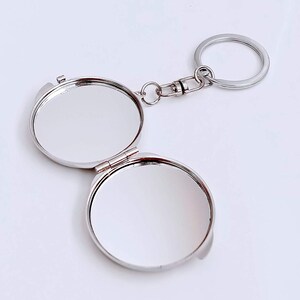 12 Its a Girl Key Chain Mirrors/ 12 Organza Recuerdos Baby Shower ...