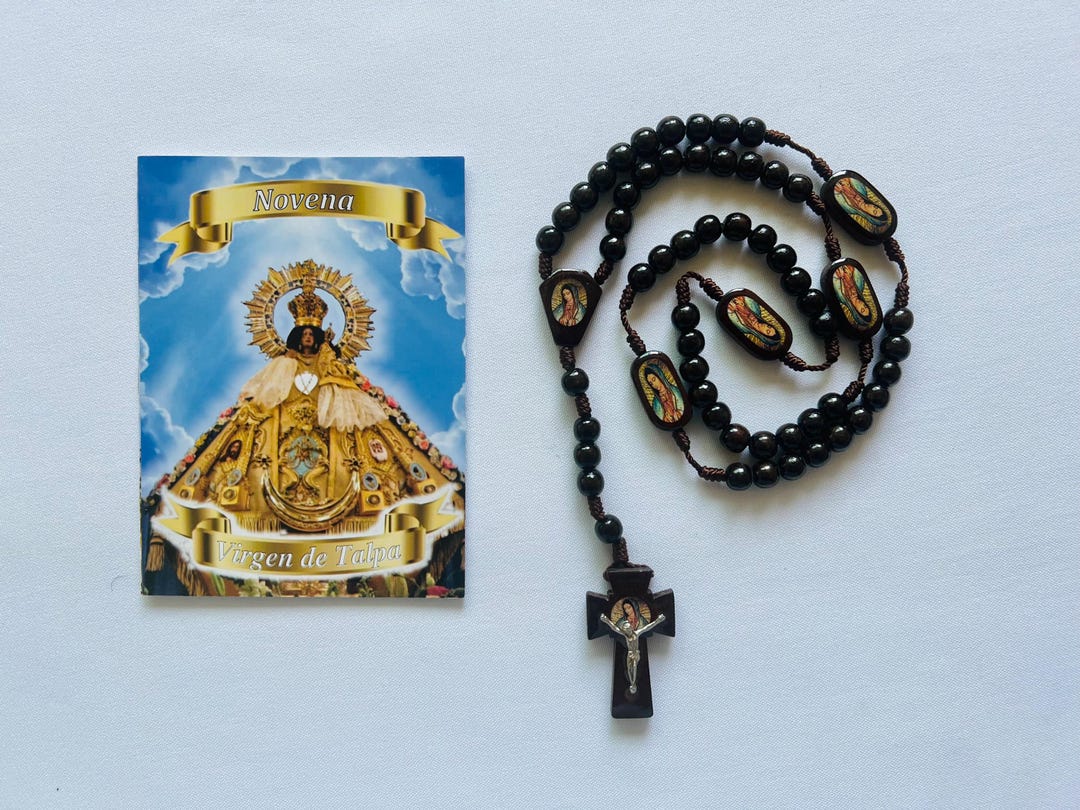 Set Para Rezar: Libro Para Rezar "novena Virgen De Talpa" Y Rosario De ...