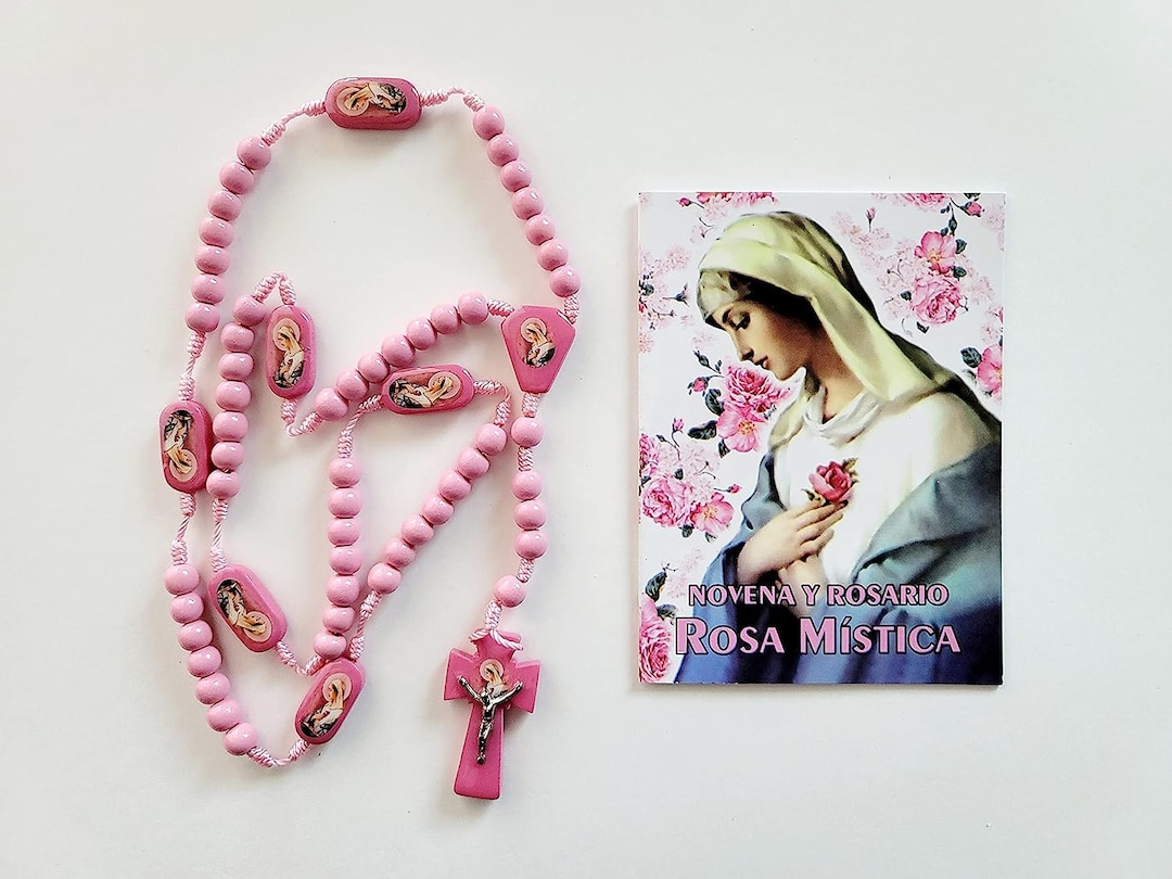 Libro De Rezo "novena Y Rosario Rosa Mistica" Y Rosario Rosa De La Rosa ...