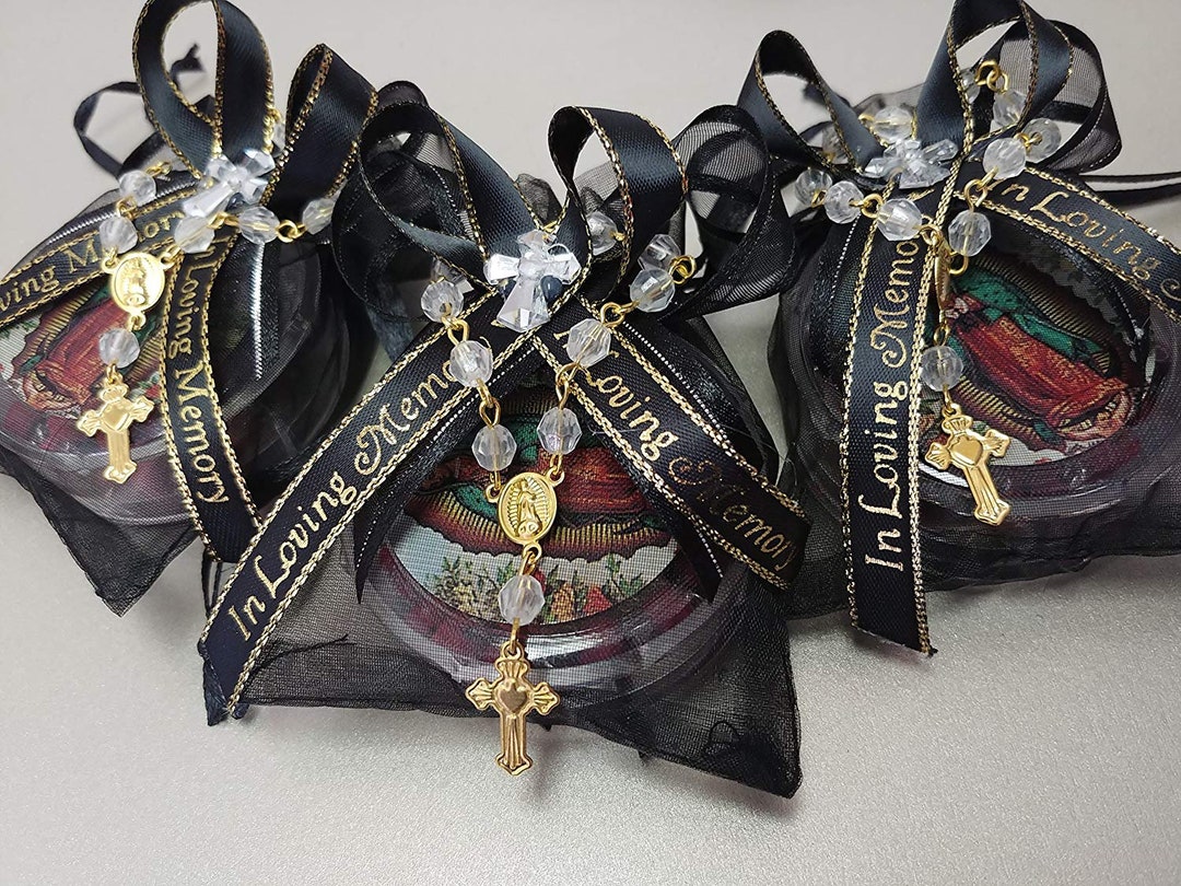 Rest in Peace in Loving Memory Black Organza Bags Red Our - Etsy