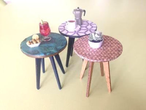 Dollhouse Side Table 3 Designs to Choose From - Etsy