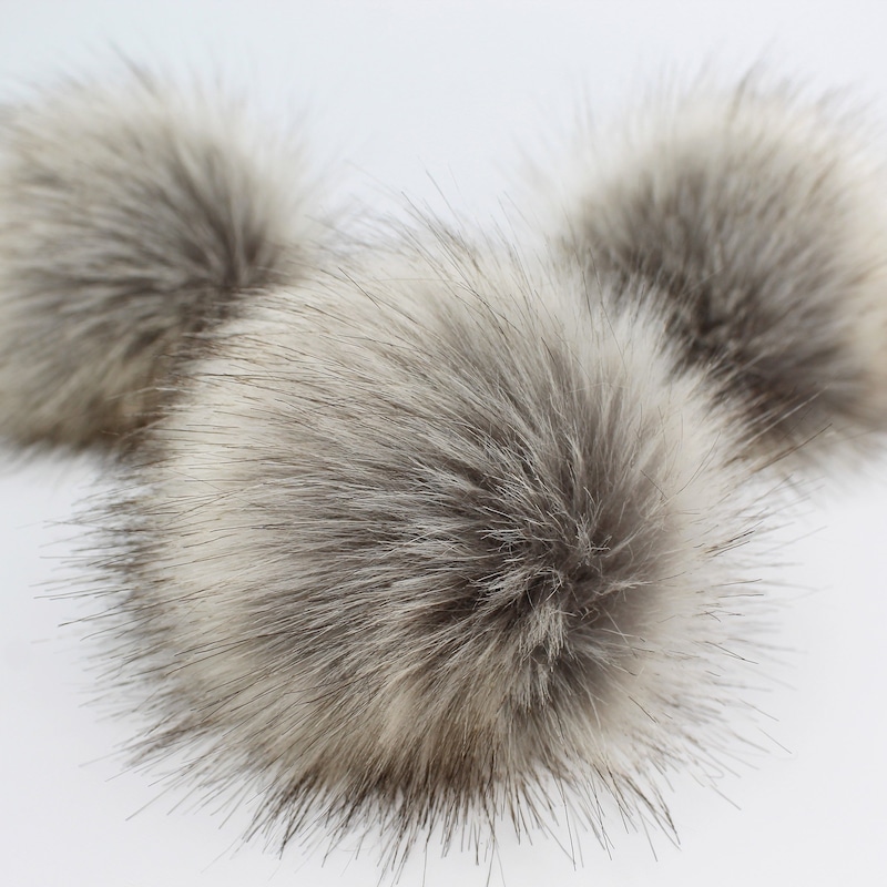 Faux Fur Poms - Etsy