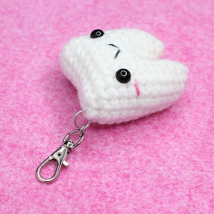 Tooth Keyhain- Crochet Tooth- Amigurumi Tooth- Dental- Gifts for ...