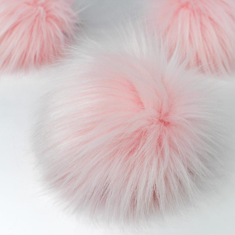 Pink Baby Beanie Fur - Etsy