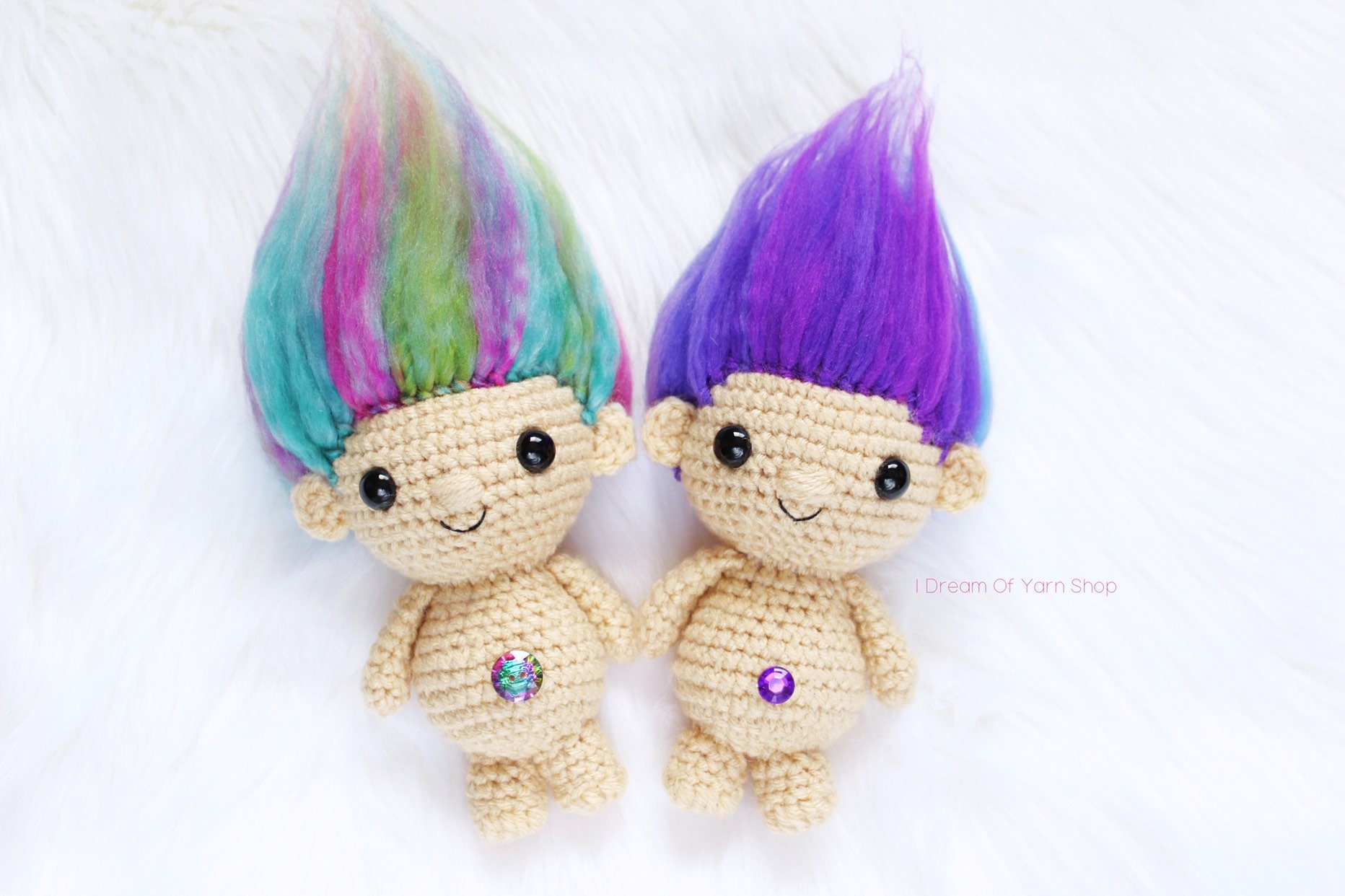PATTERN BUNDLE Mini and Regular Sized Troll Pattern PDF - Etsy
