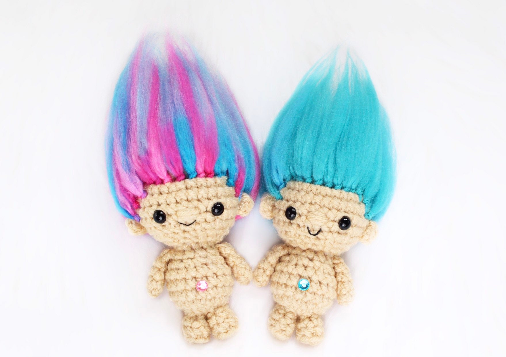 PATTERN BUNDLE Mini and Regular Sized Troll Pattern PDF - Etsy