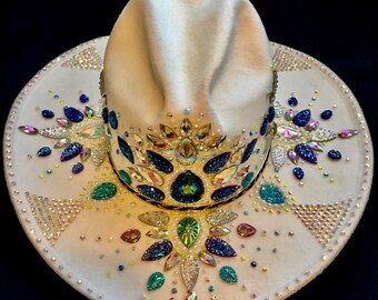 Crystal cowboy hat | Etsy