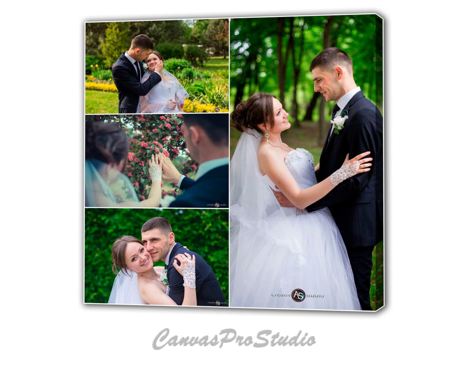 Canvas Photo Collage Gift Personalized Wedding Pictures Photo - Etsy