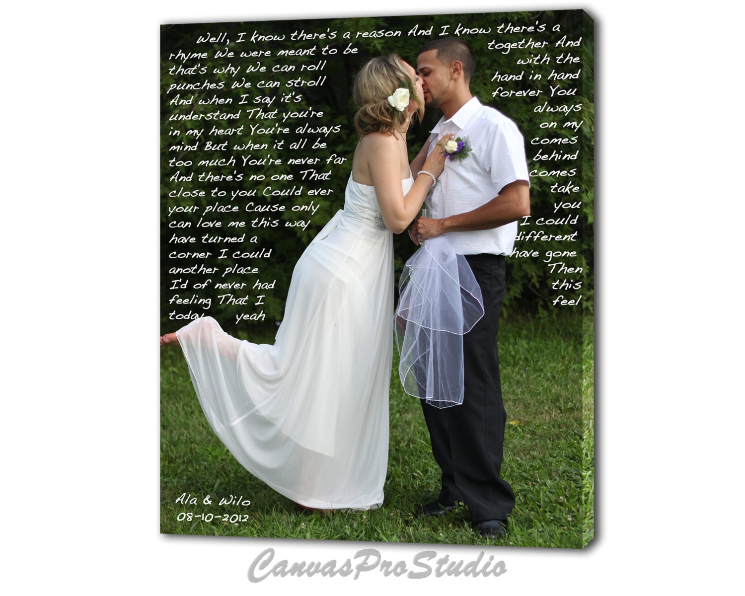 Canvas Photo Collage Gift Personalized Wedding Pictures Photo - Etsy