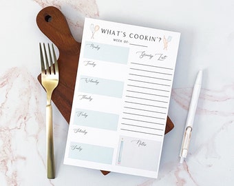 Menu Planner Notepad Daily Meal Plan - Etsy