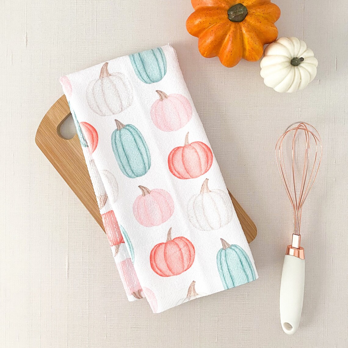 Pumpkin Kitchen Towel Fall Kitchen Decor Fall Decor Fall - Etsy