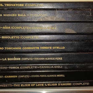 Vintage Italian Opera Record Sets - Etsy