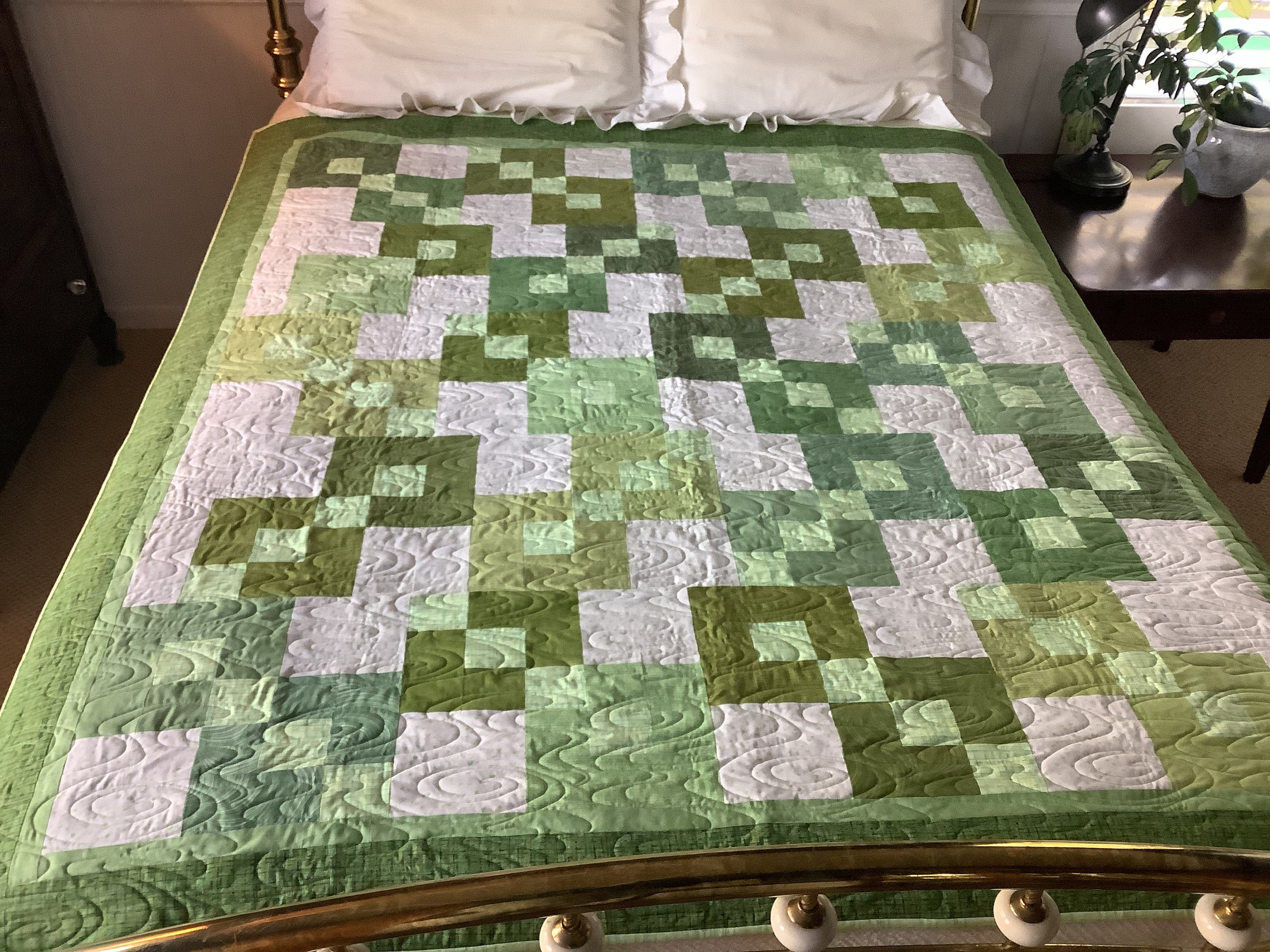 Green Box Quilt - Etsy