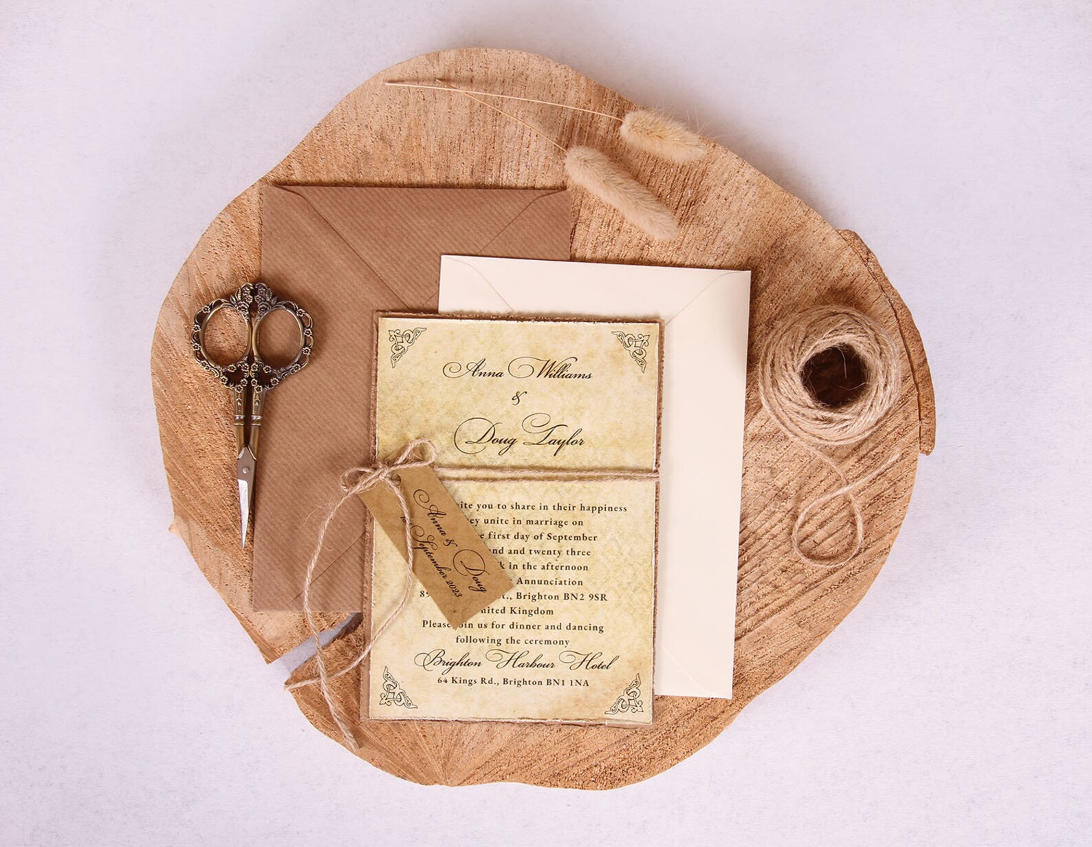 Antique Vintage Wedding Invitation - Etsy