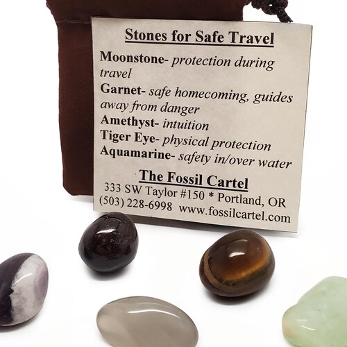 Stones for Safe Travels Healing Pouch - Etsy