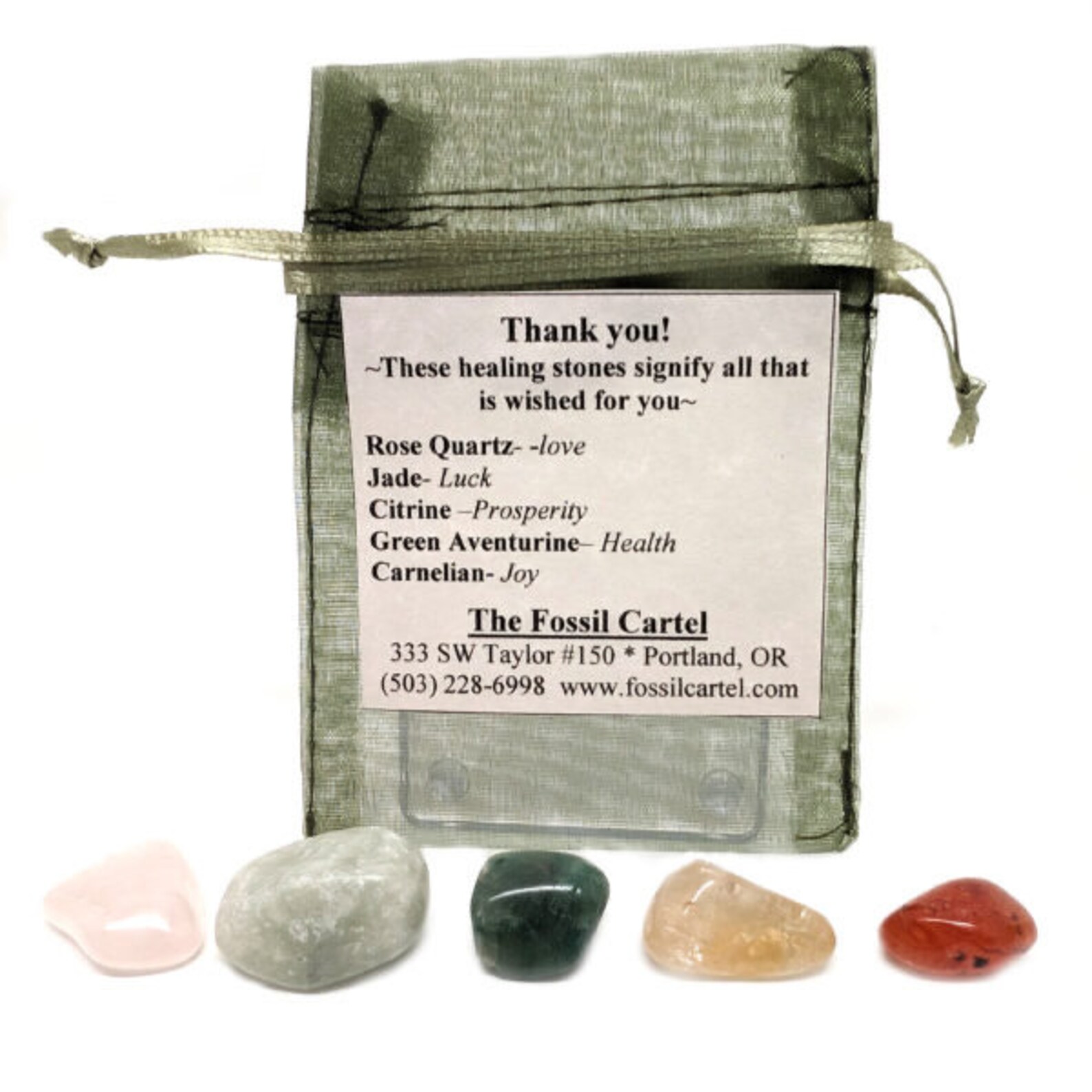 Thank You Stones Healing Pouch - Etsy